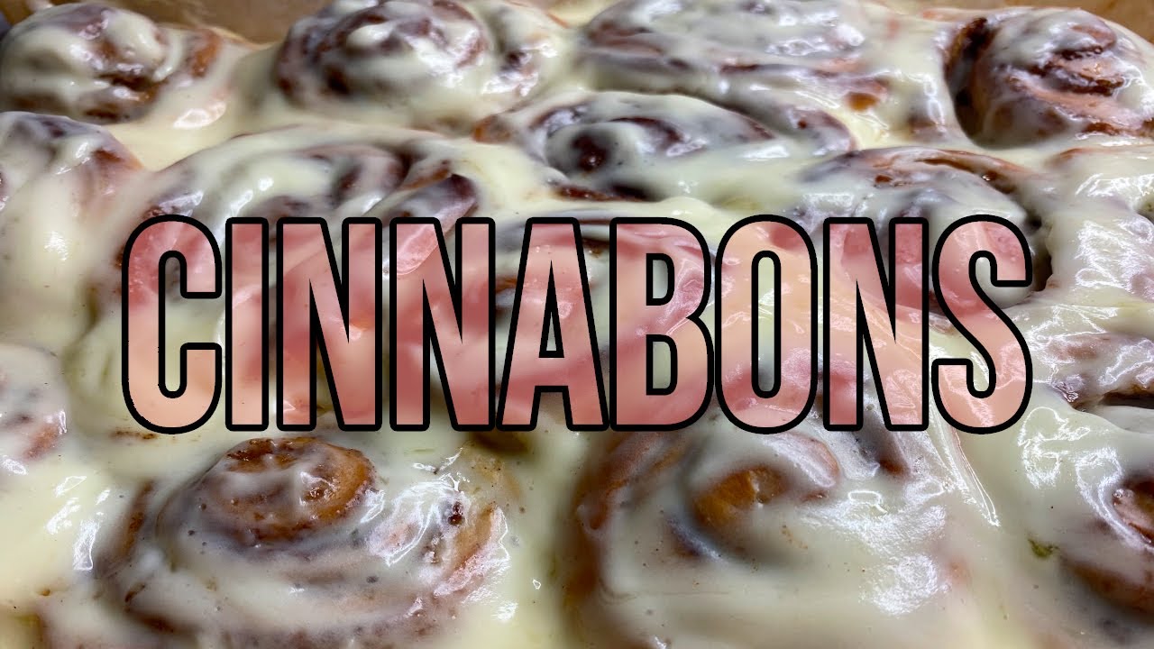 Melting in your mouth CINNABONS. Classic American cinnamon buns with ...
