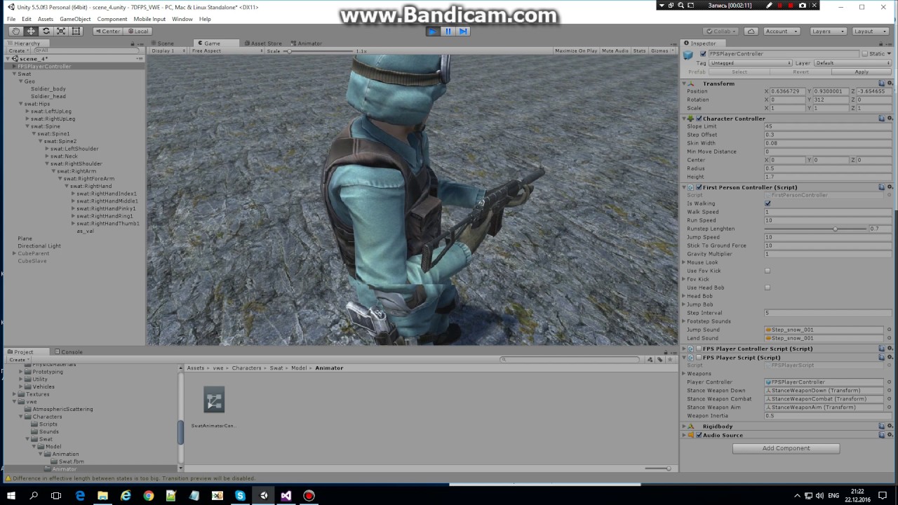 Unity Swat 001 - YouTube