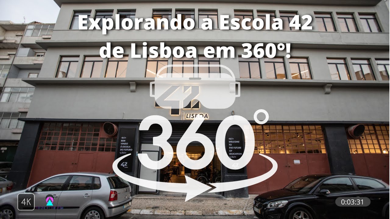 Explorando a Escola 42 Lisboa ( @42portugal ) Um Tour Imersivo em 360 Graus! - YouTube