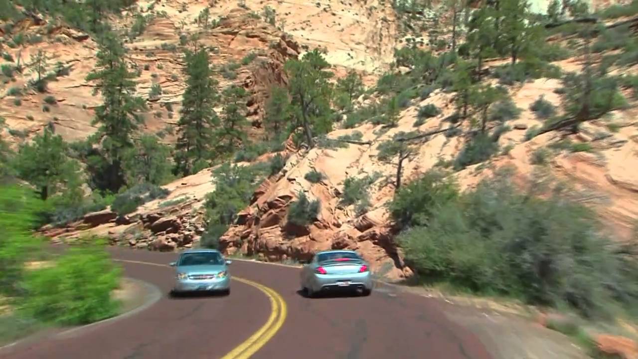25 UT-9 complete road through Zion NP - YouTube