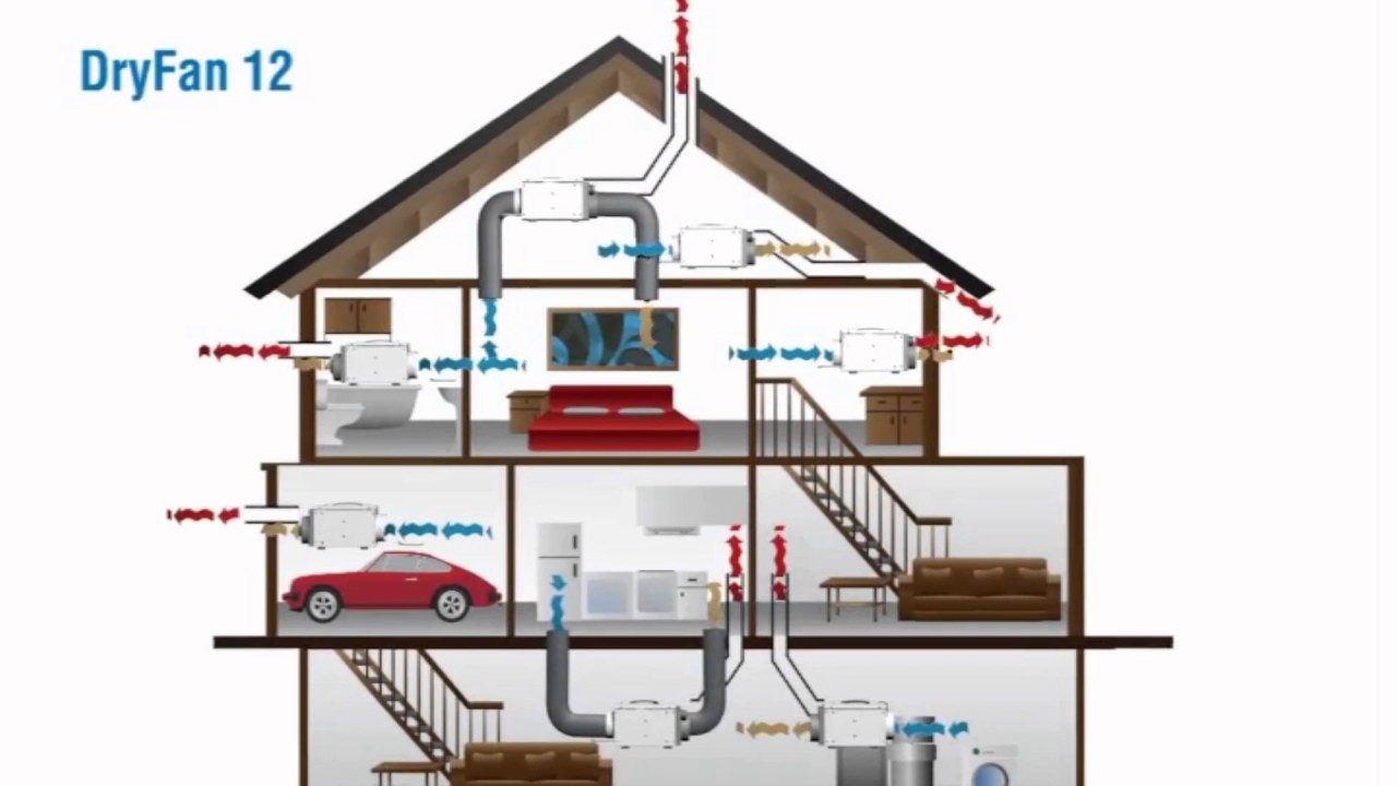 Installing a Dehumidifier in the home. One unit can solve all humidity ...