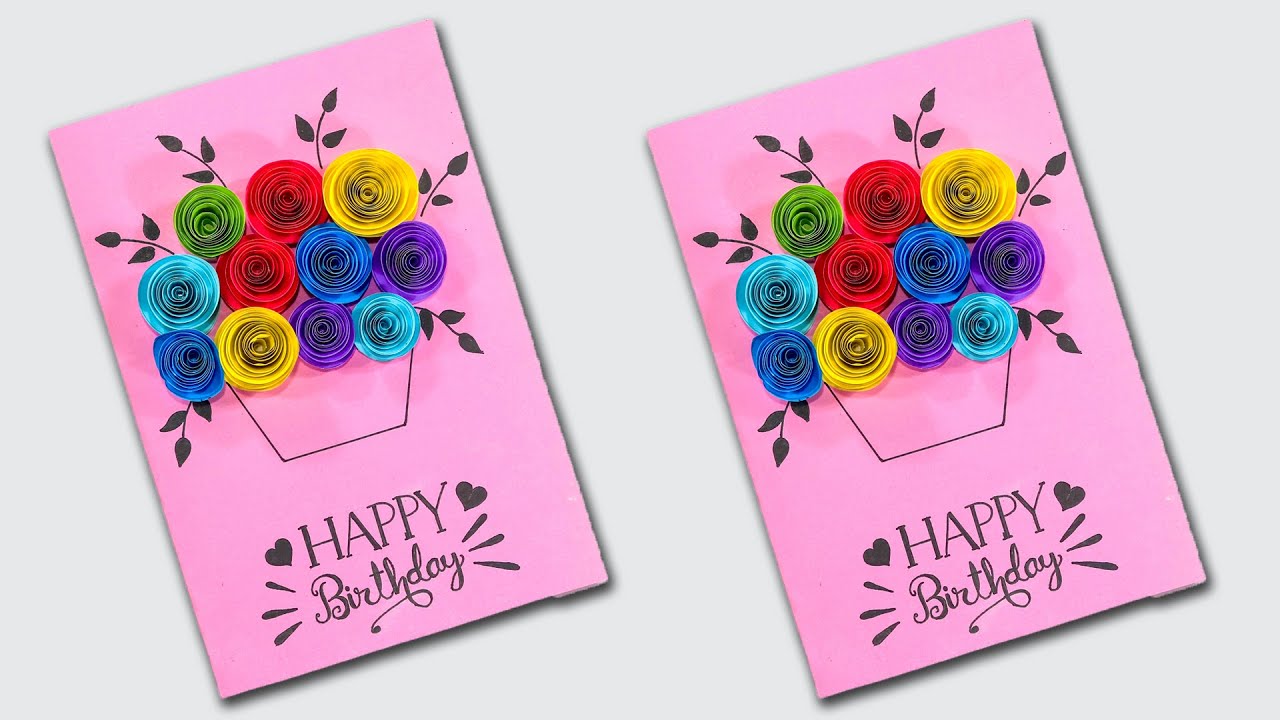 greeting card easy and beautiful - birthday gift greeting card easy ...