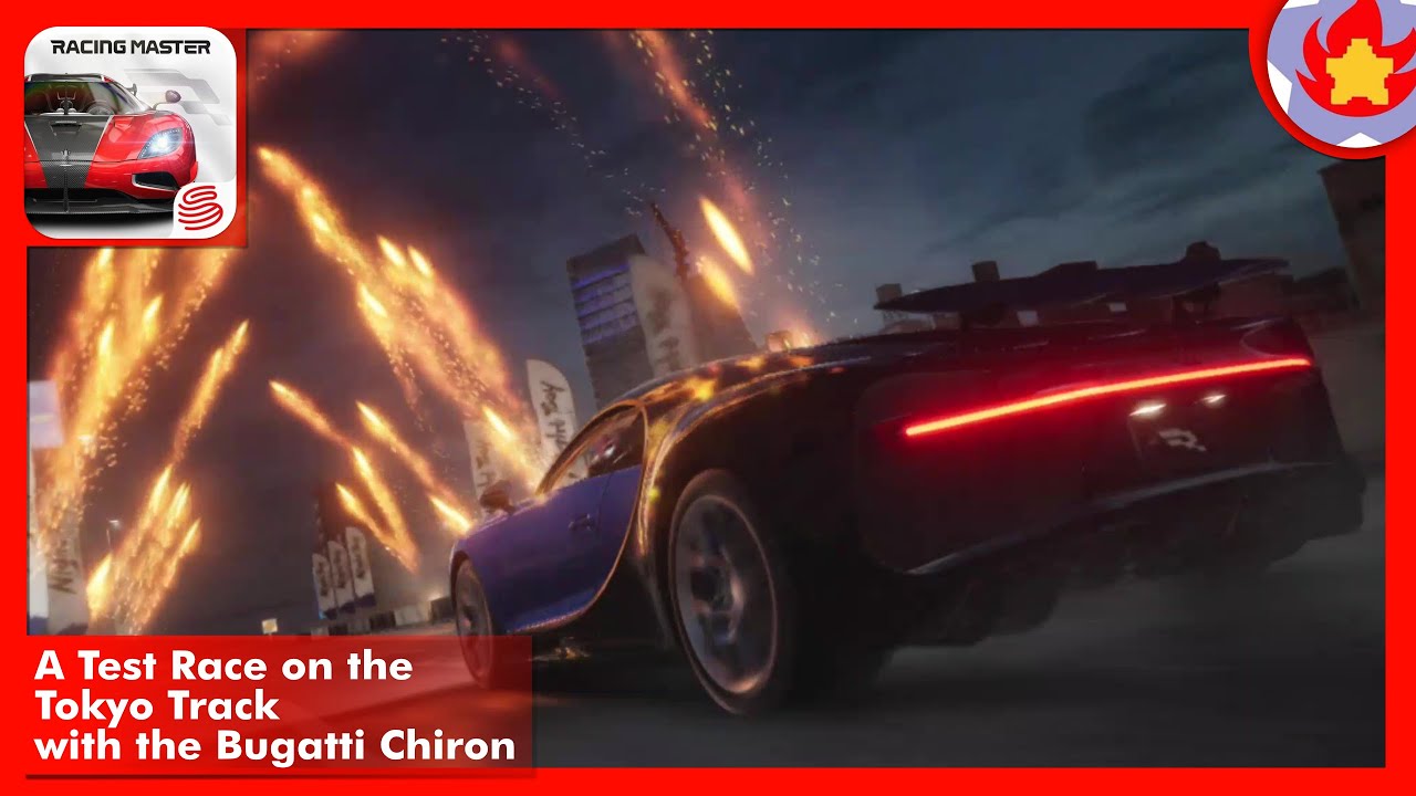 A Test Race on the Tokyo Track with the Bugatti Chiron | Racing Master ...