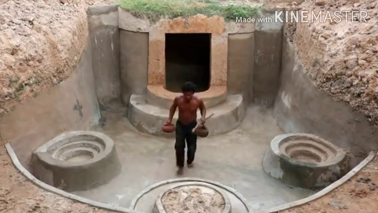 Unbelievable! Build Most Amazing Underground Deep Pool With secret ...