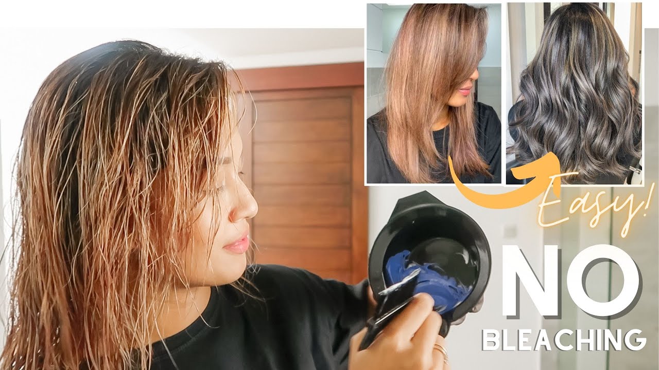CAT RAMBUT ASH GREY DI RUMAH | Manic Panic | Jamin Rambut Kembali Ashy ...