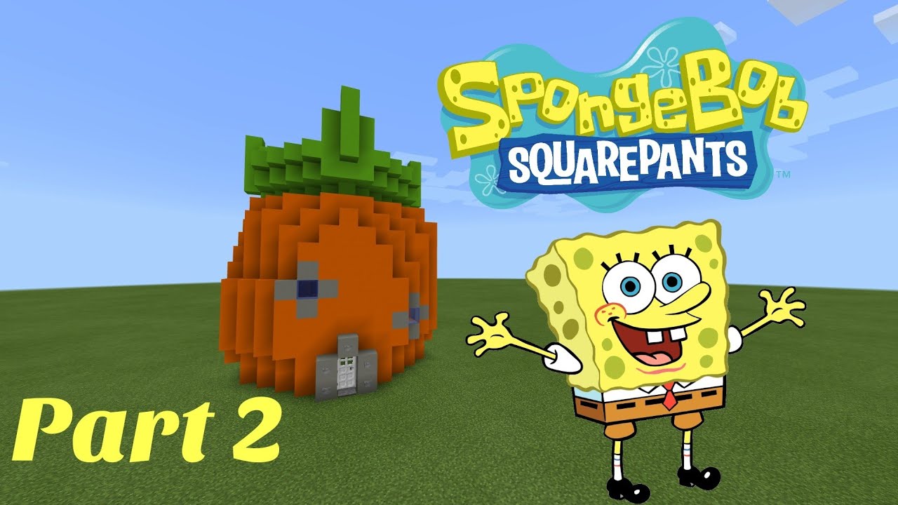 BUILDING SPONGEBOBS HOUSE IN MINECRAFT! PART 2 - YouTube