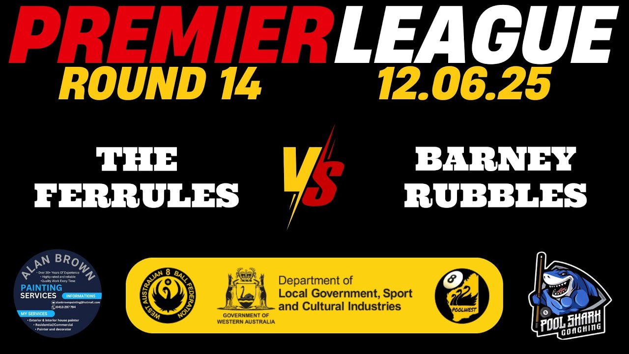 The Ferrules vs Barney Rubbles | Round 14 | Premier League 2025 - YouTube
