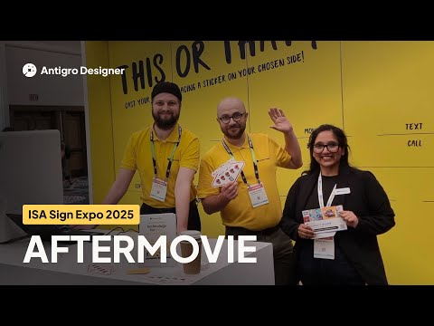 ISA Sign Expo 2025: Aftermovie · Antigro Designer