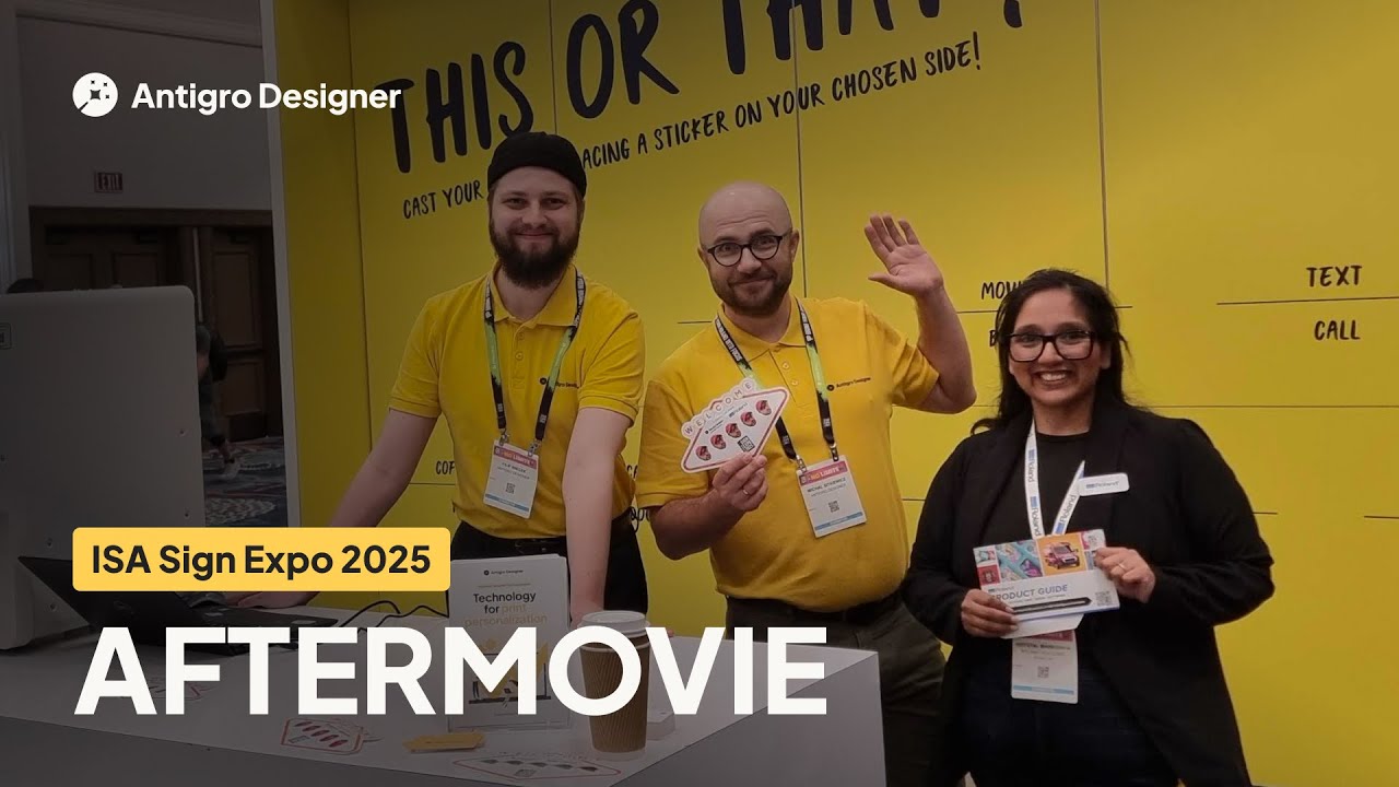 ISA Sign Expo 2025: Aftermovie · Antigro Designer - YouTube