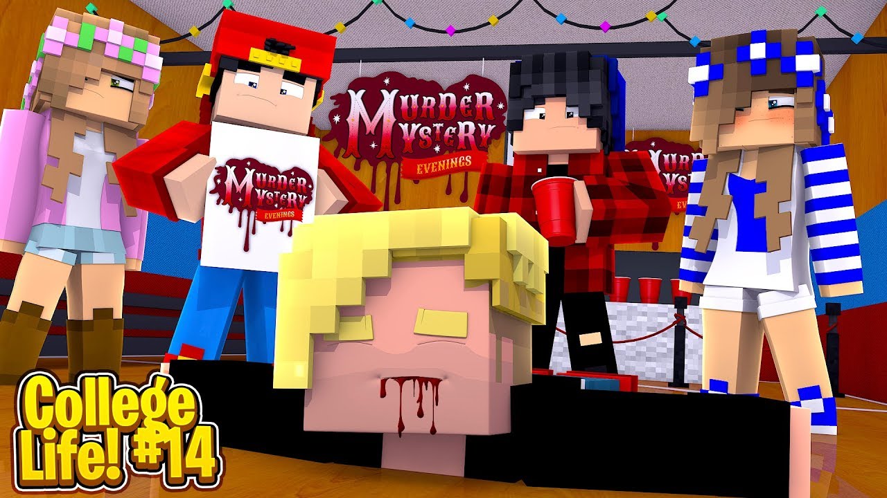 Minecraft College life - A STUDENT GETS MURDERED ON CAMPUS?!!! - YouTube
