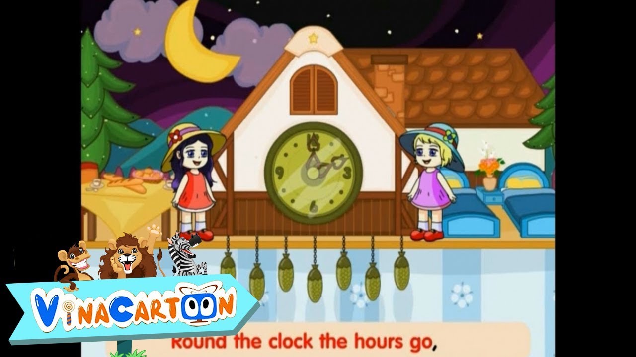 Những Bài Hát Tiếng Anh Bé Yêu Thích - Round The Clock | Nhạc Thiếu Nhi ...