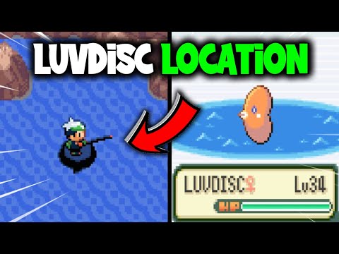 WHERE TO FIND LUVDISC ON POKEMON EMERALD