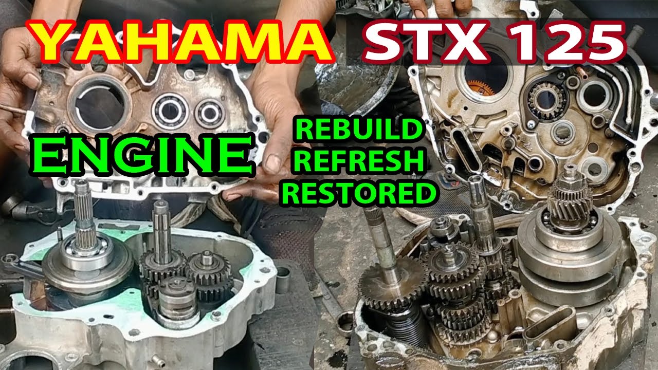 Motorcycle Engine Overhaul Yamaha STX 125 YD125 - Rebuild Refresh ...