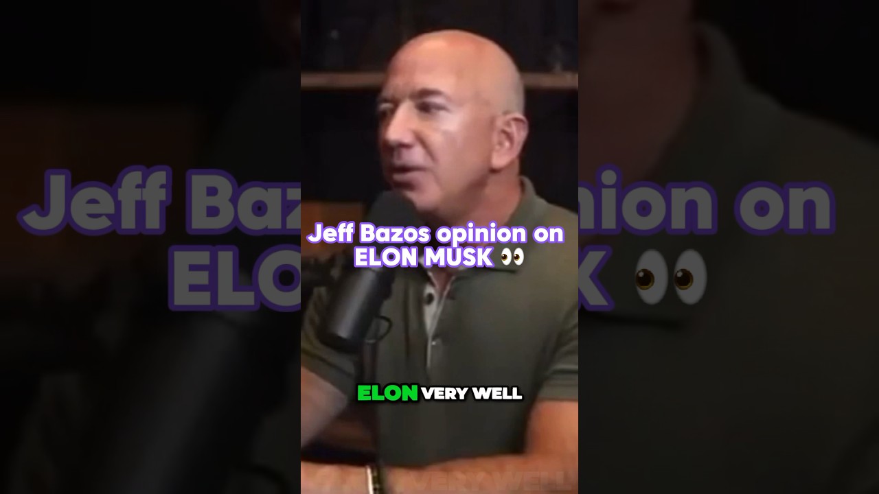 Jeff Bazos gives his opinion on Elon Musk #lexfridmanpodcast # ...