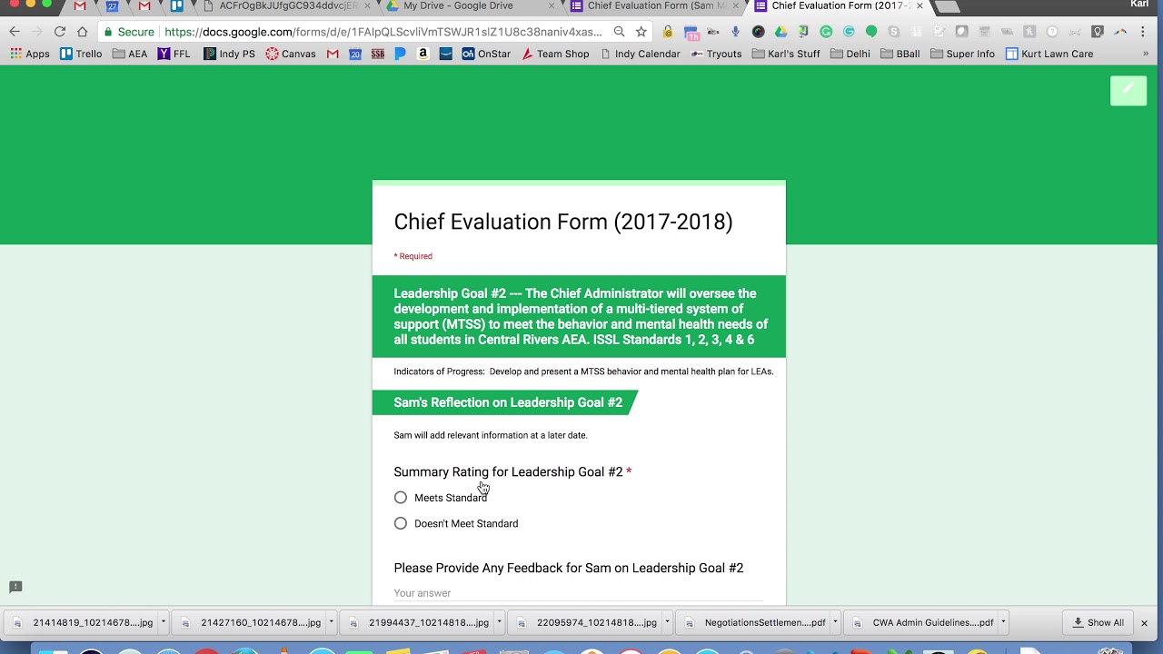 CHIEF EVAL VIDEO EXPLANATION - YouTube