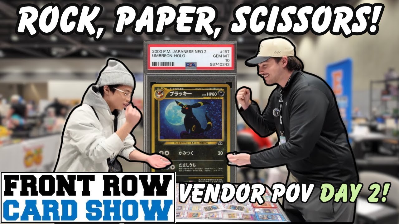 He CHALLENGED Me! Front Row Card Show Seattle Pokemon VENDOR POV DAY 2 ...