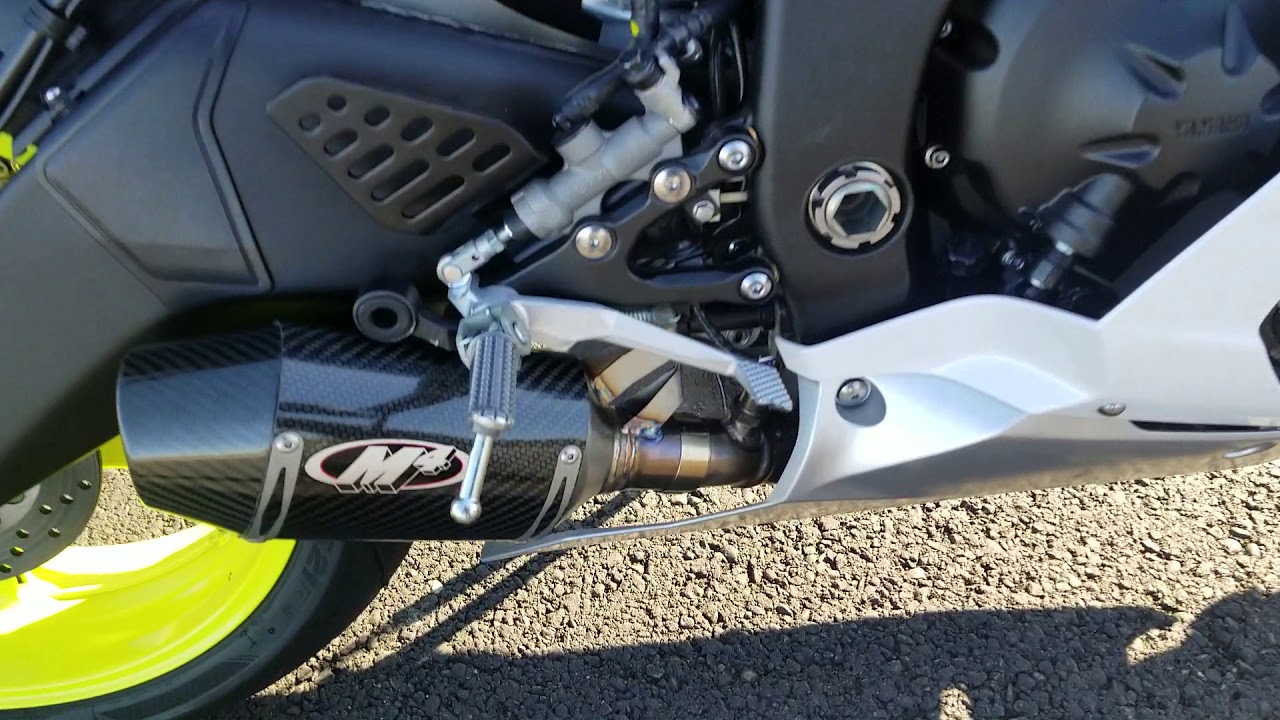 2017 R6 M4 street slayer exhaust - YouTube