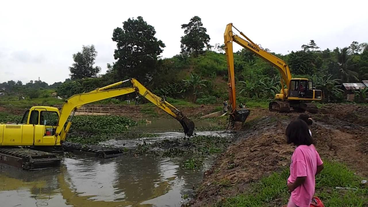 JUAL & RENTAL MINI AMPHIBIOUS EXCAVATOR SWAMP BACKHOE - YouTube