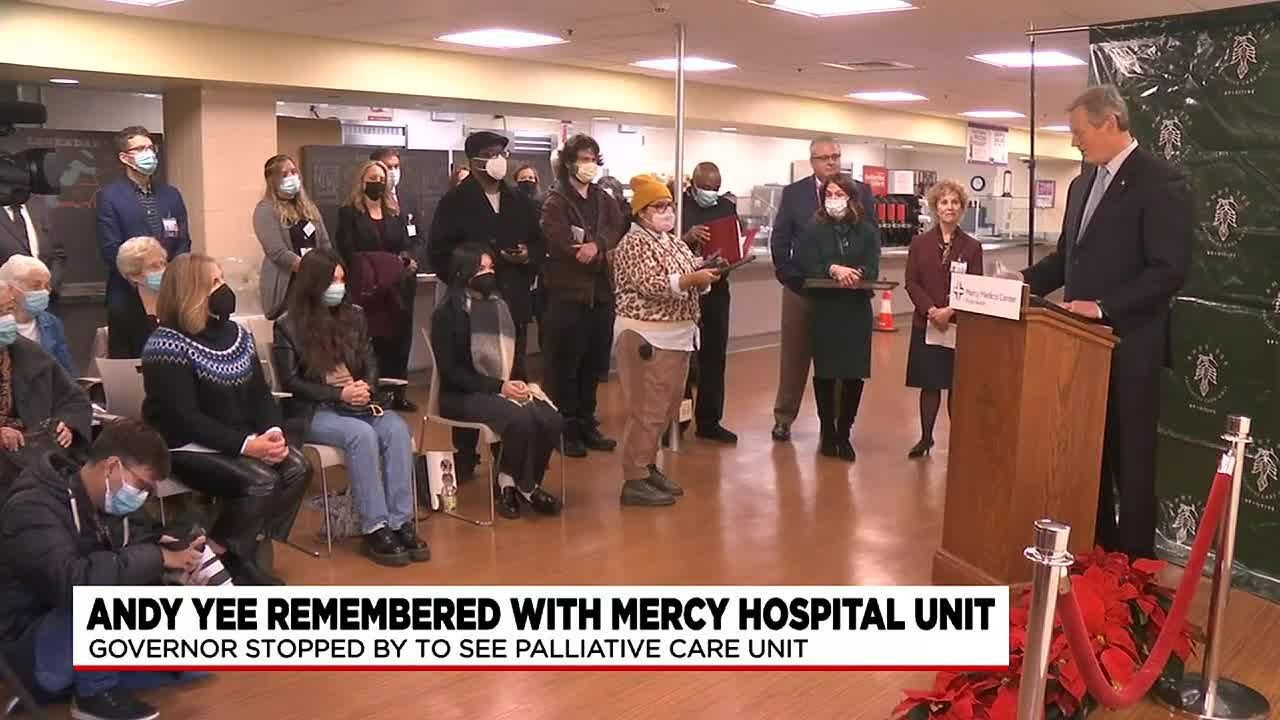 Andy Yee remembered with Mercy Hospital unit - YouTube