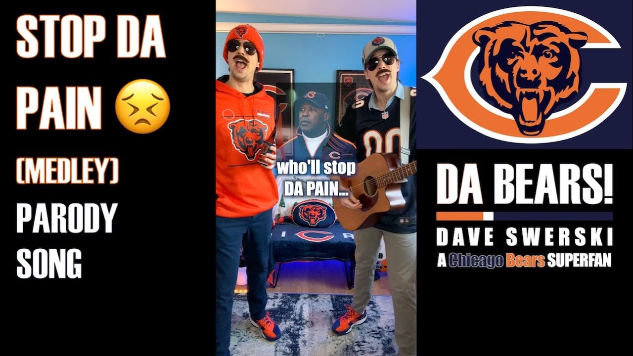 STOP DA PAIN (medley) 😣 a Chicago Bears SUPERFAN Parody Song 🕺🏻🐻⬇️🎬 ...