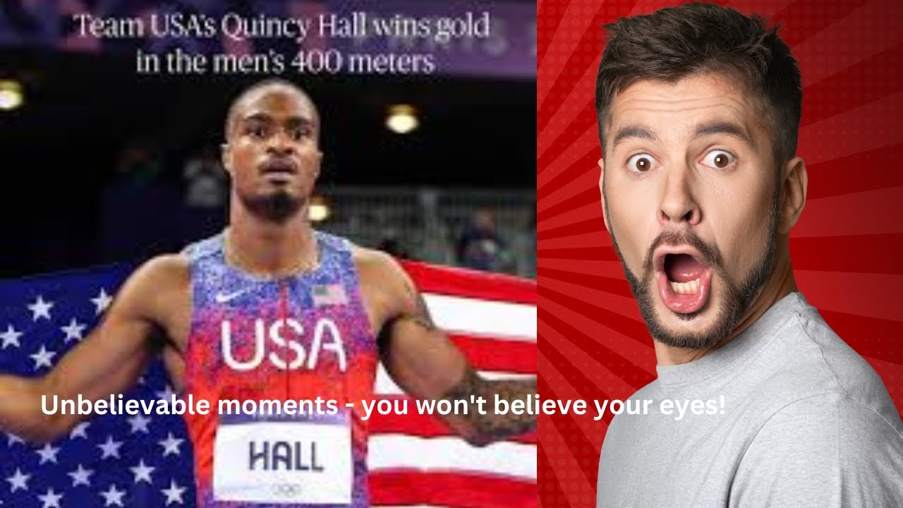 Quincy Hall’s Epic 400m Comeback at Paris Olympics!! - YouTube