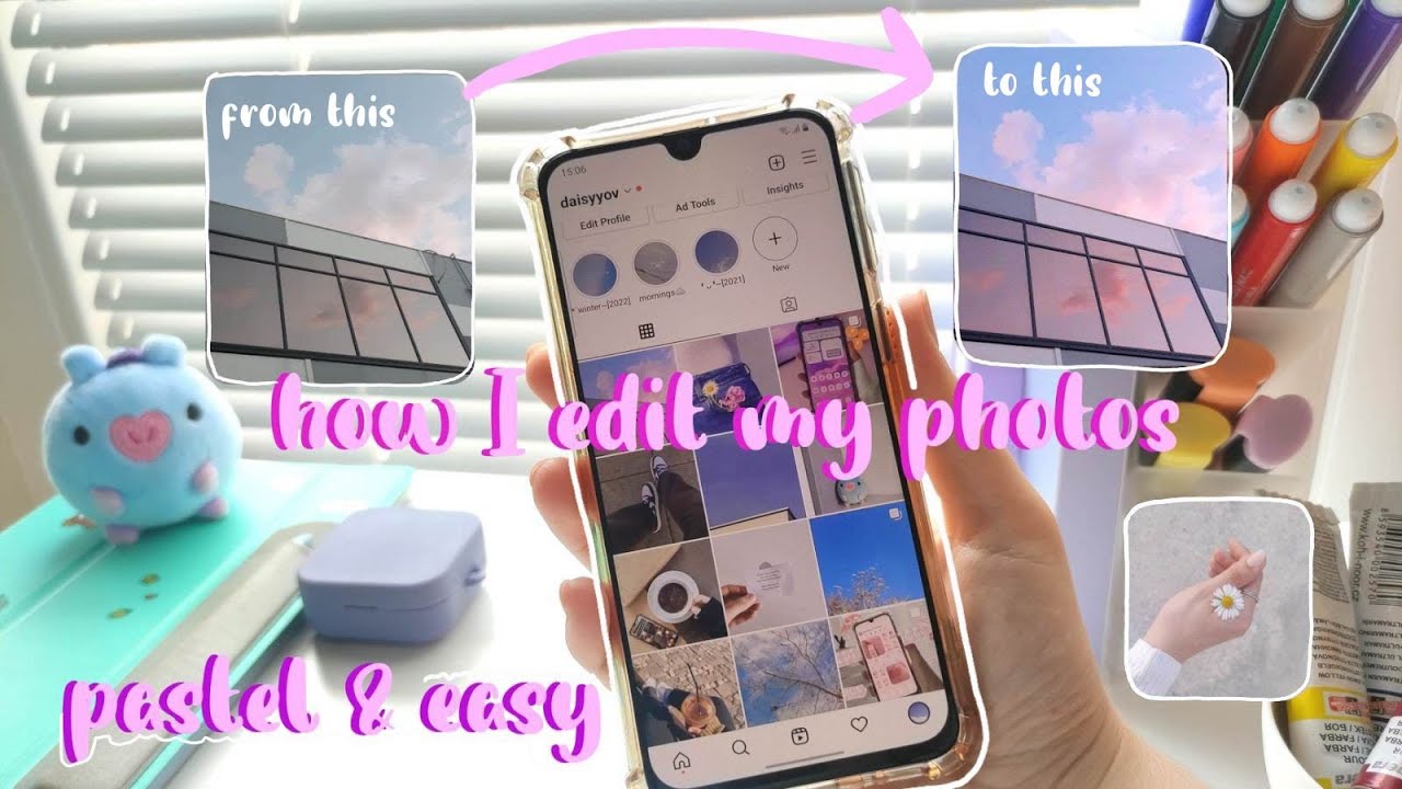 how I edit my photos | aesthetic photos- simple and easy - YouTube