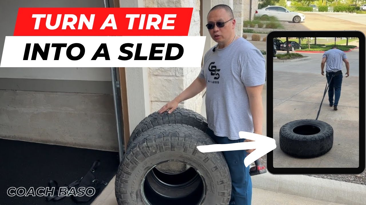 DIY Tire Sled for Strength Training | Easy & Cheap Lower Body Workout ...
