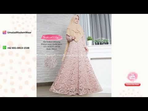 Jual Gamis Brokat Sifon 2019 (WA) +62 831-0413-1538 | Busana Muslim