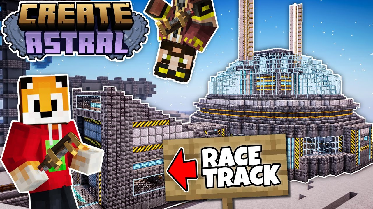 I build a GIANT MOON BASE in Minecraft Create: Astral - YouTube