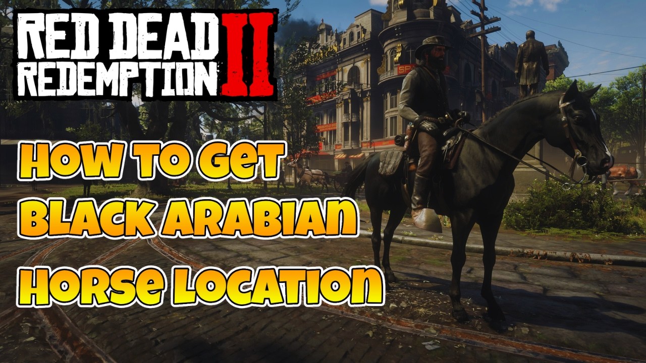 Red Dead Redemption 2 How To Get Black Arabian Horse | Free Location In ...