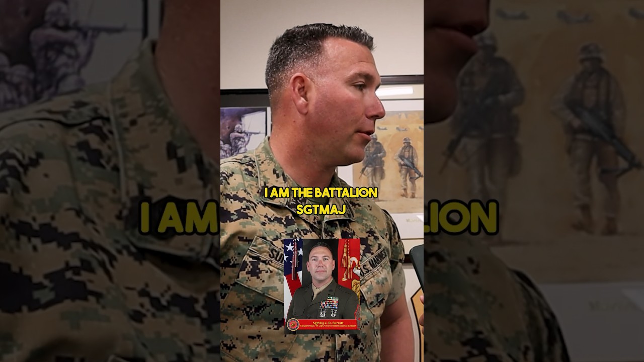 What Does A SgtMaj Do In The Marine Corps? #shorts #military - YouTube