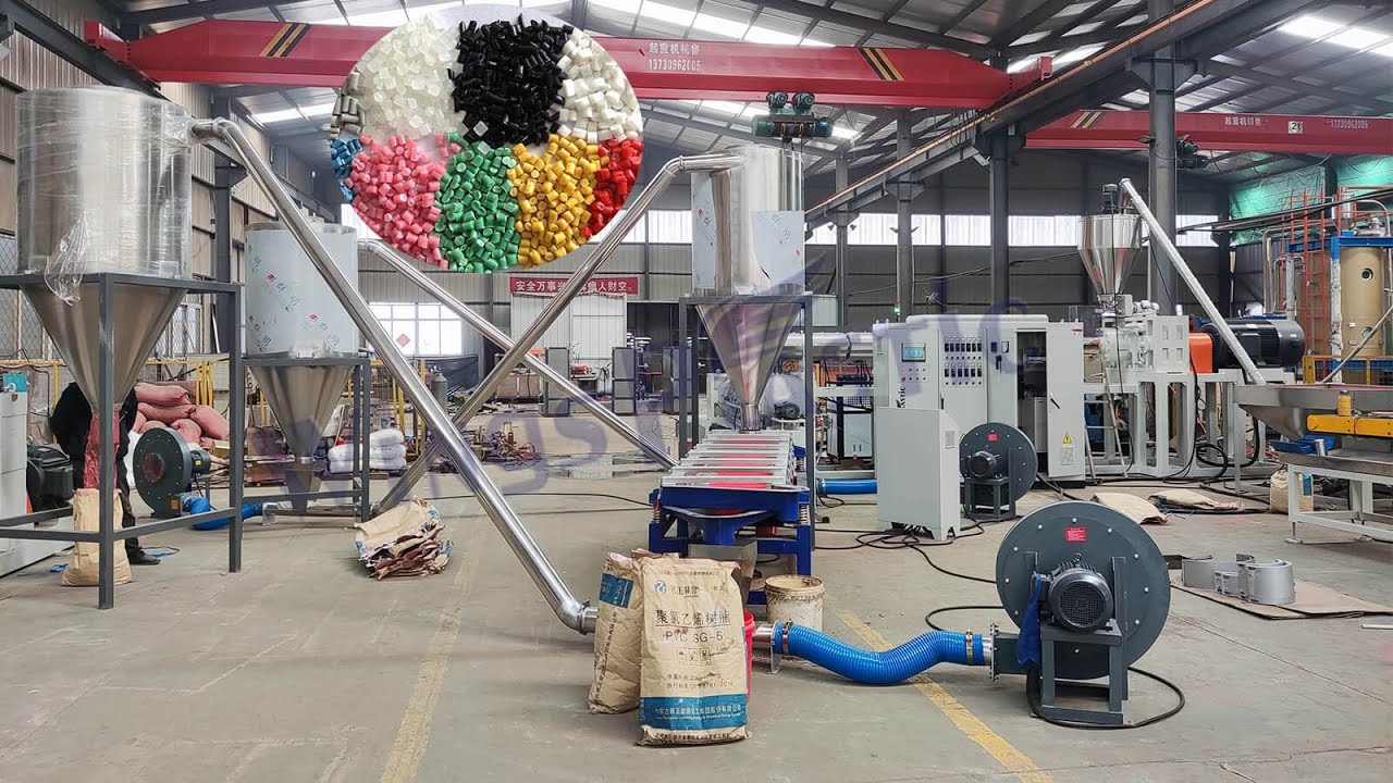 PVC Granule Making Machine / Extrusion Machine - YouTube