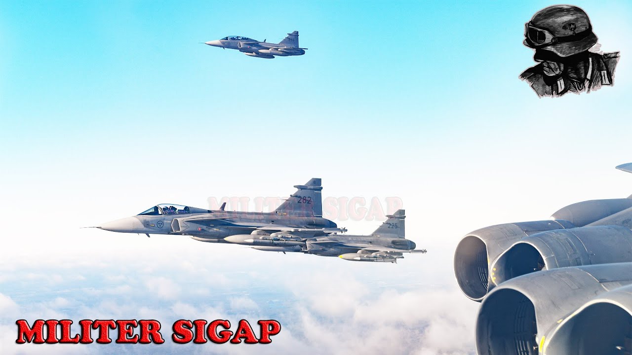 Sempurna : Pilot Ukraina Mahir Menjalankan Saab JAS 39 Gripen Swedia ...