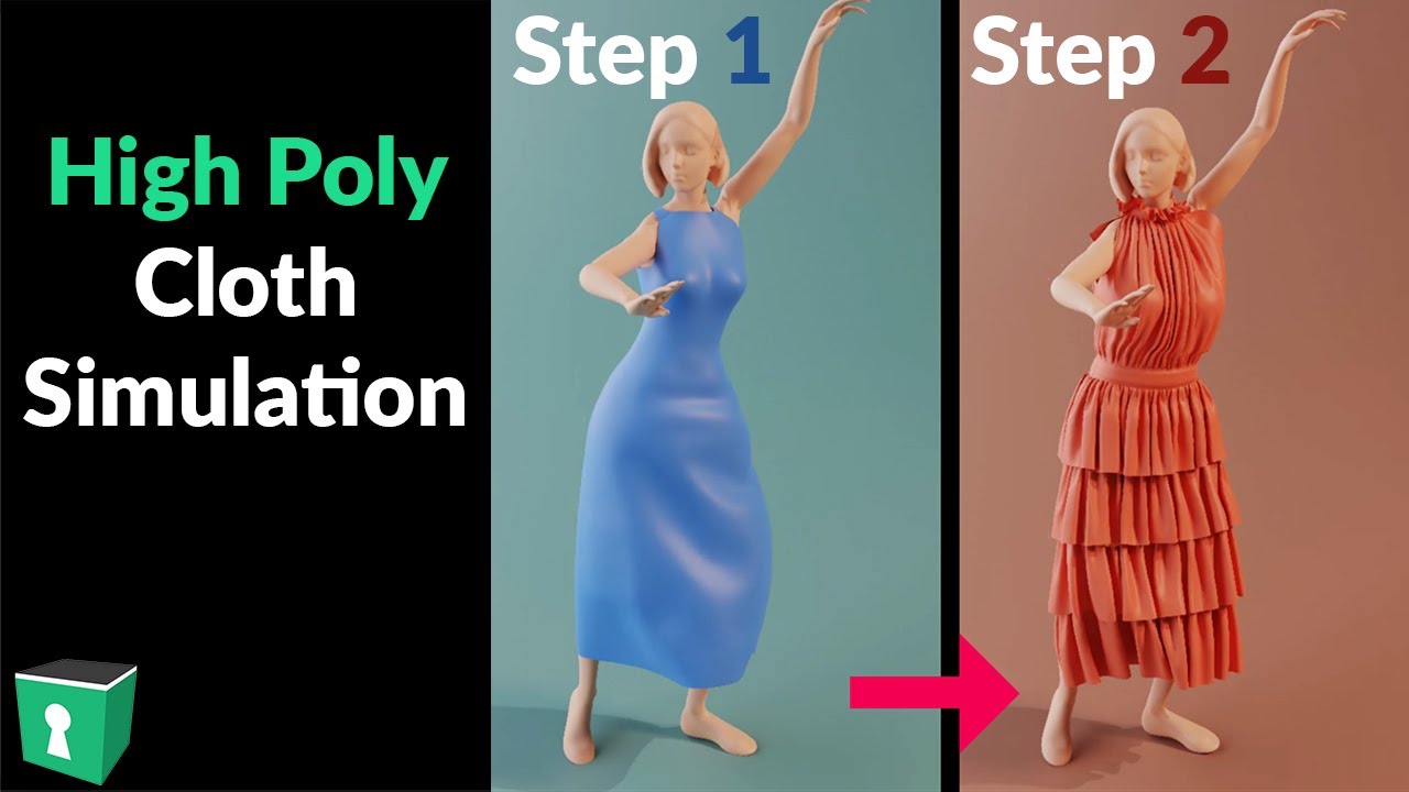 Blender Secrets - Detailed Clothes Simulated Easily - YouTube