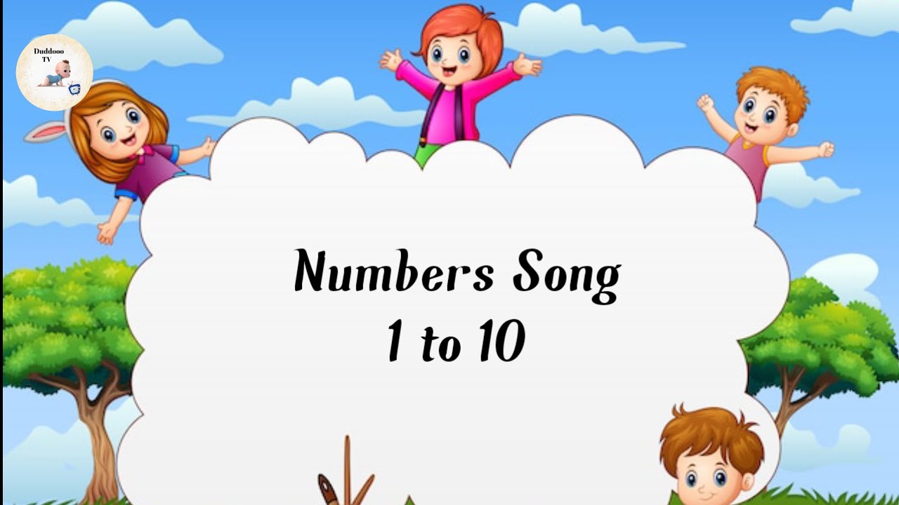 Number songs 1 to 10 counting @DuddoooTv #number #numberconcept # ...