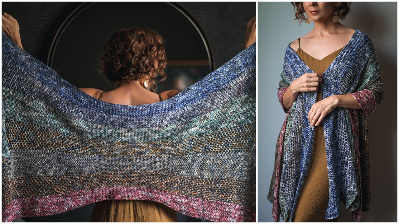 21-Day Crochet Challenge!! SUPER EASY Beginner Shawl Pattern. Are you ...