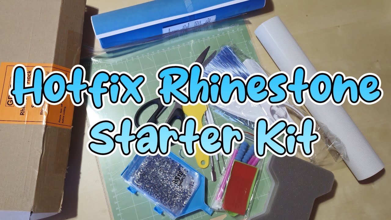 Hotfix Rhinestone Starter kit - Make shirts with Rhinestones - YouTube