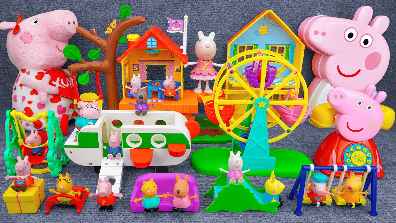 Peppa Pig ASMR | Satisfying with Unboxing Cute Peppa Pig's Treehouse ...