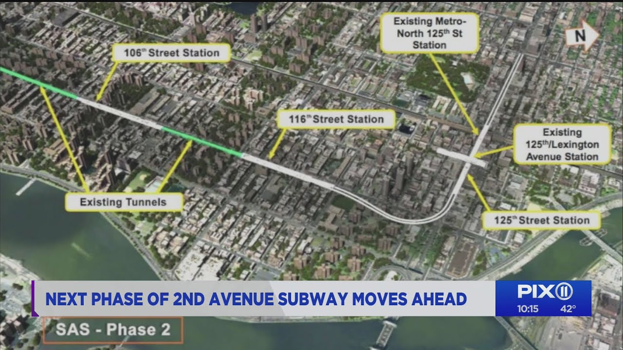 Second Avenue subway expansion moves ahead - YouTube