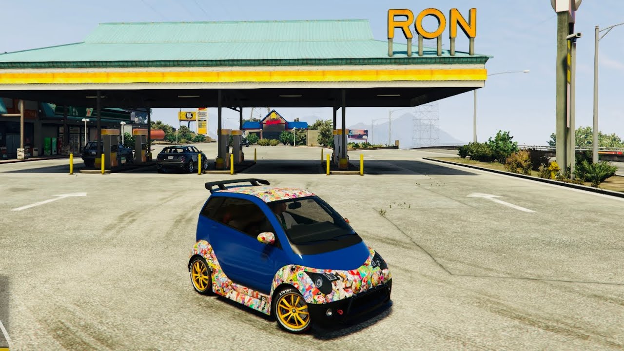 Driving The Smallest Car in GTA V | Highway Driving | AP Gaming - YouTube