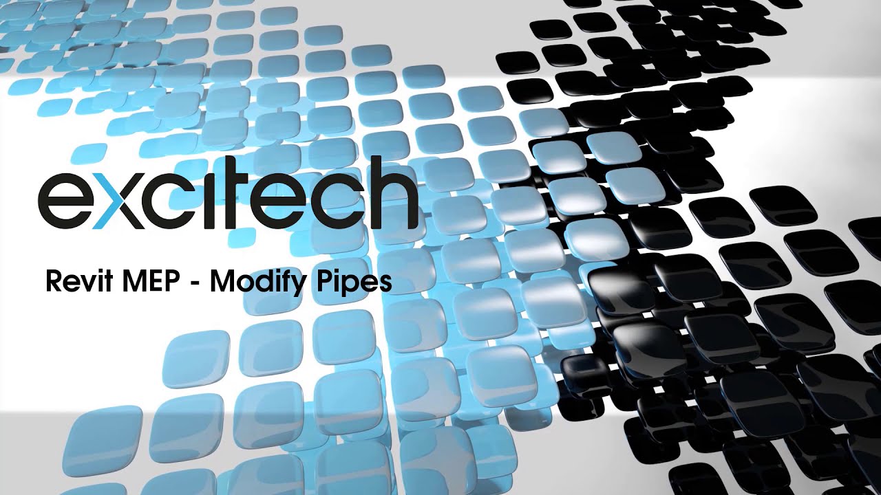 Revit MEP - Modify Pipes - YouTube