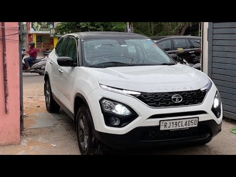 My Tata Harrier roof wrap in black colour | Dual tone Tata Harrier XTA ...