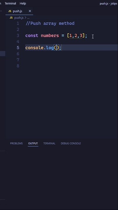 Mastering JavaScript's Array Push Method: Add Elements Like a Pro! # ...