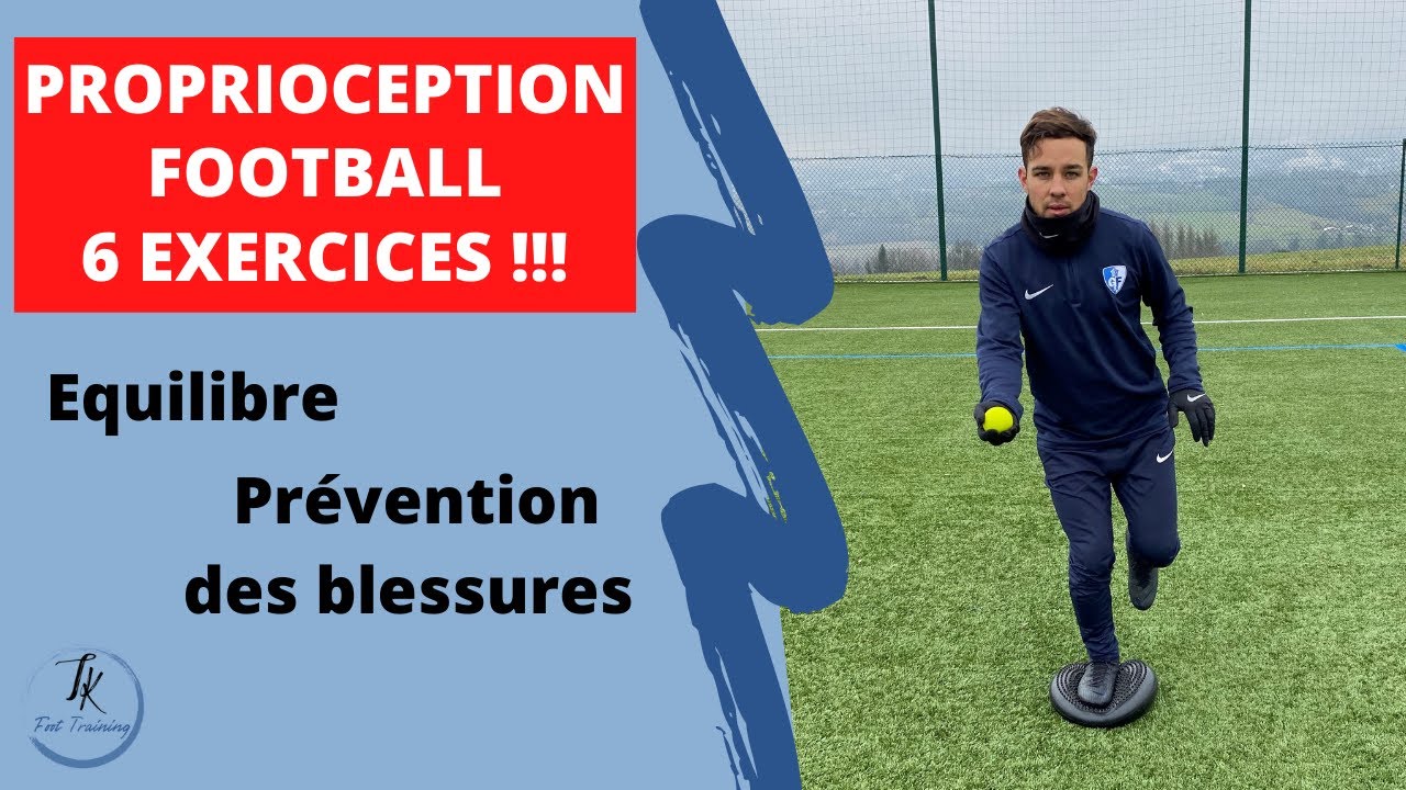 6 exercices de proprioception | Football - YouTube