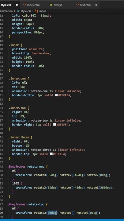 Css Loading Animation #html #css #javascript #javatutorial - YouTube