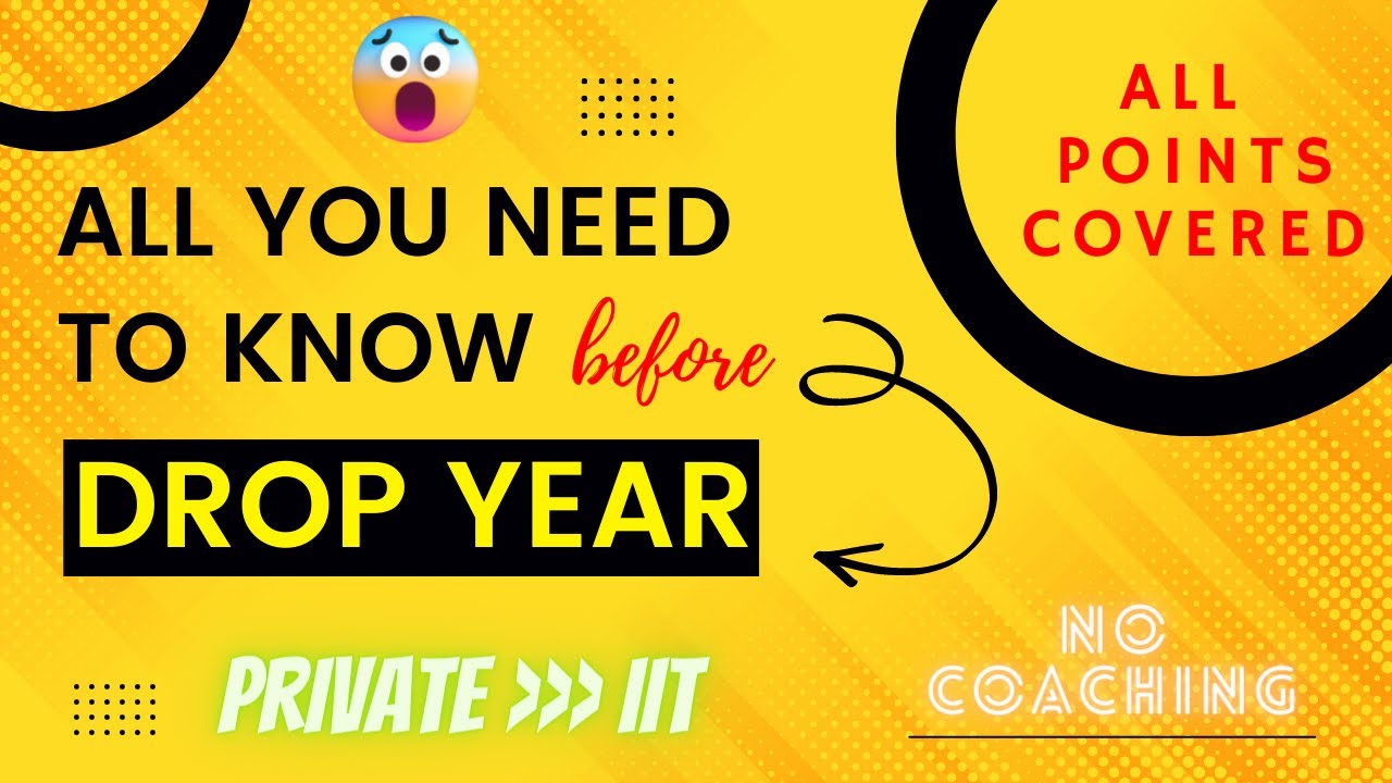 Is DROP YEAR Necessary? Full analysis of drop year in every aspect ...