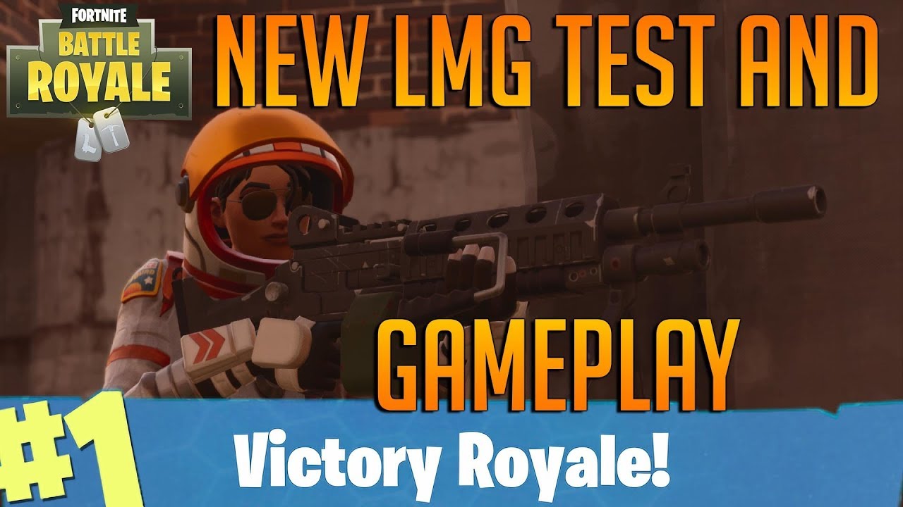 NEW LMG Gameplay And Test In Fortnite Battle Royale! Insane Outsmarted ...