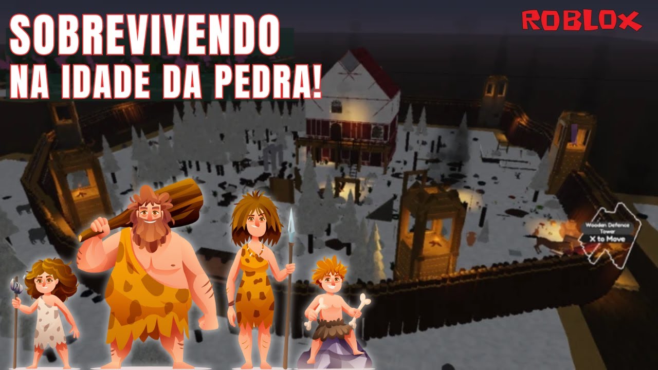 Como Sobreviver na Idade das Pedras em Humankind 2 - ROBLOX - YouTube