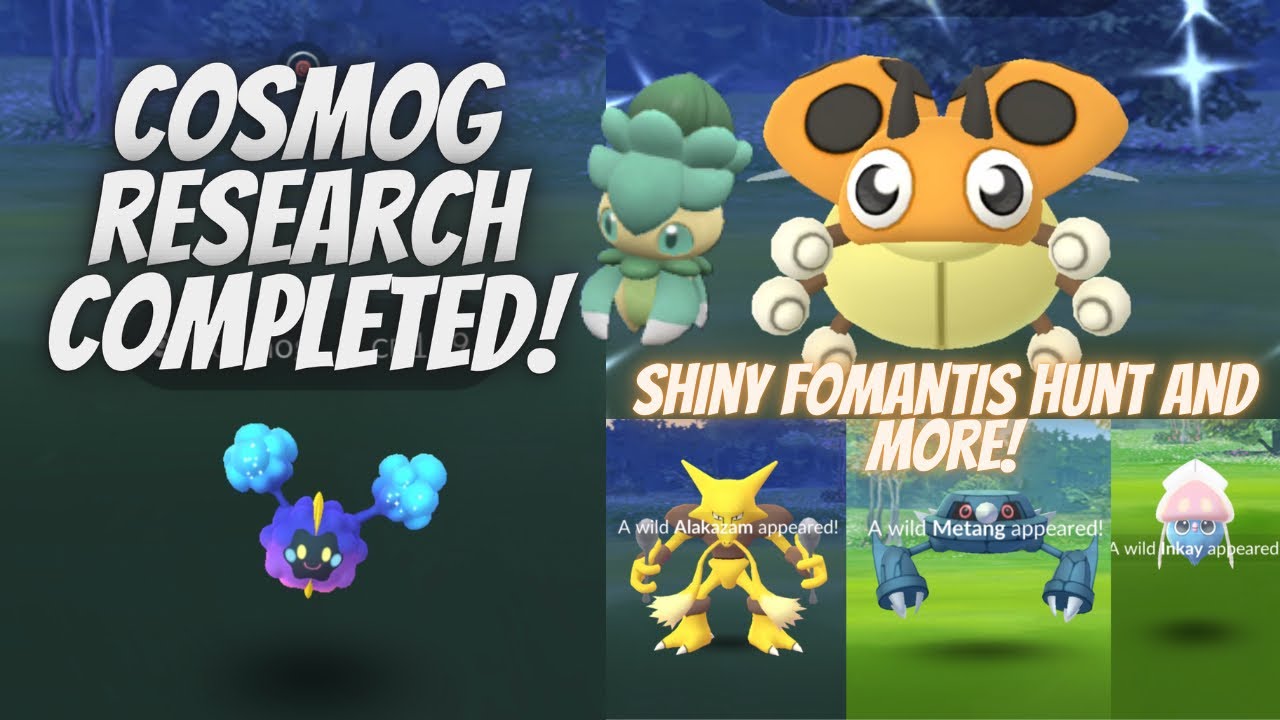 Cosmog Research Completed, Shiny Fomantis Hunt and More In Pokemon Go ...