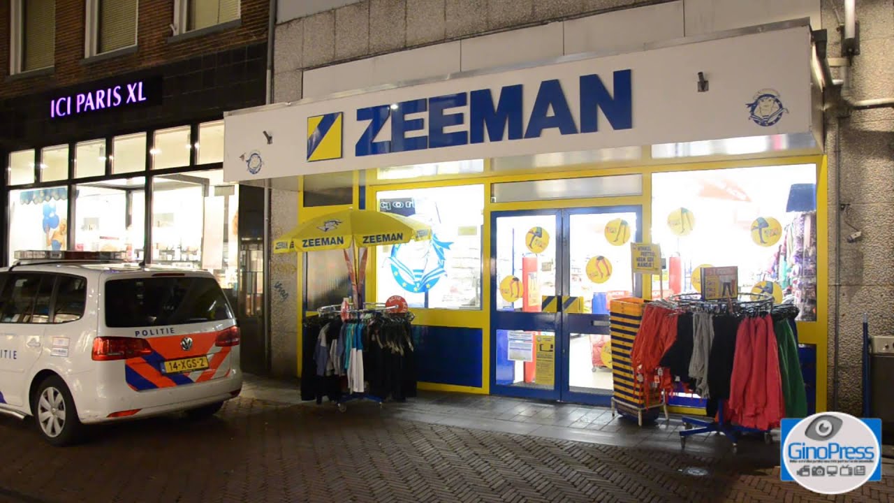Overval op Zeeman in Zutphen - YouTube